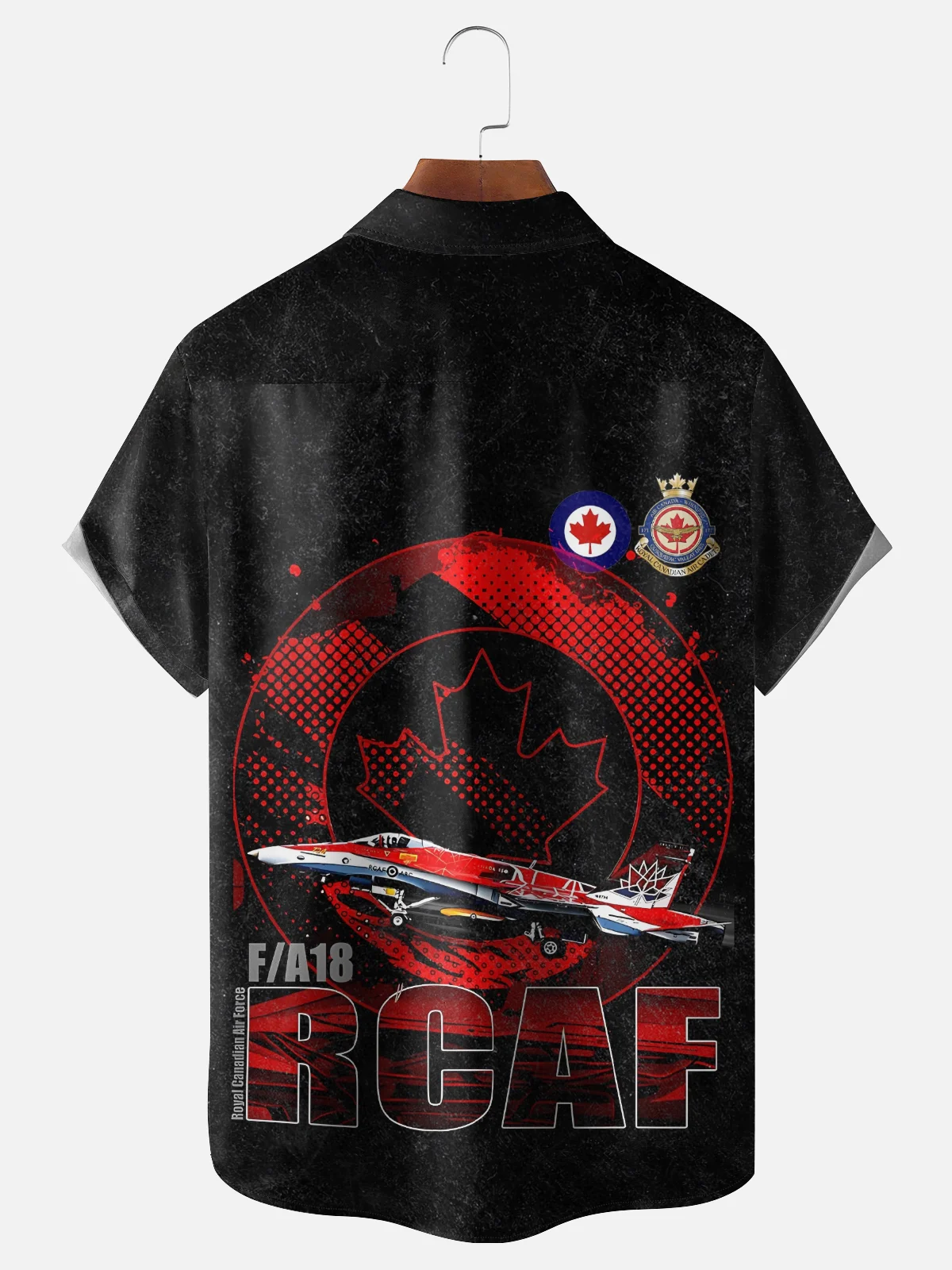 Moisture-wicking Royal Canadian Air Force Maple Leaf Chest Pocket ...
