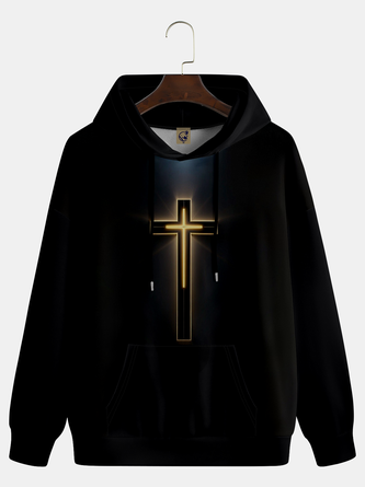Religious Holy Cross Hoodie Sweatshirt | hardaddy