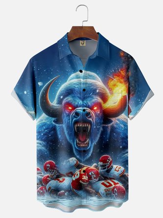 Moisture-wicking New York State American Football Art Buffalo Chest ...