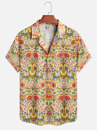 Moisture Wicking Floral Hawaiian Lachlan Shirt | hardaddy