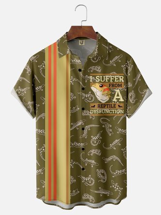 Moisture-wicking I Suffer From A Reptile Dysfunction Chest Pocket ...