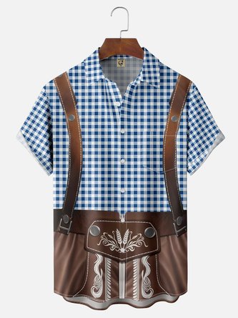 Moisture-wicking Oktoberfest Fun Bartender Beer Clothes Chest Pocket ...