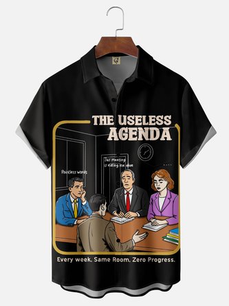 Hardaddy X Kimprut Imut Moisture-wicking Useless Agenda Chest Pocket ...